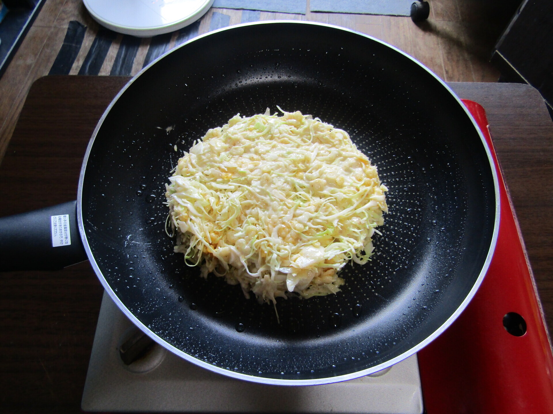 カリカリに焼いた豚バラ肉が美味しい「お好み焼き」を作ってみた☆彡: ひとり飯ブログ